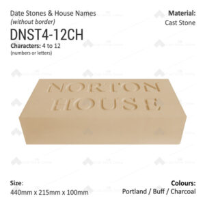 Date Stones and House Names 440mm X 215mm – UK Cast Stone Online