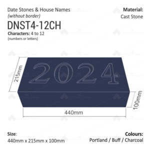 Date Stones and House Names 440mm X 215mm – UK Cast Stone Online