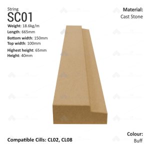 Traditional String Course SC01 – UK Cast Stone Online
