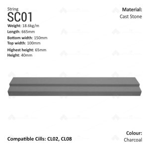 Traditional String Course SC01 – UK Cast Stone Online