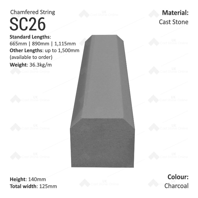 Chamfered String Course SC26 – UK Cast Stone Online